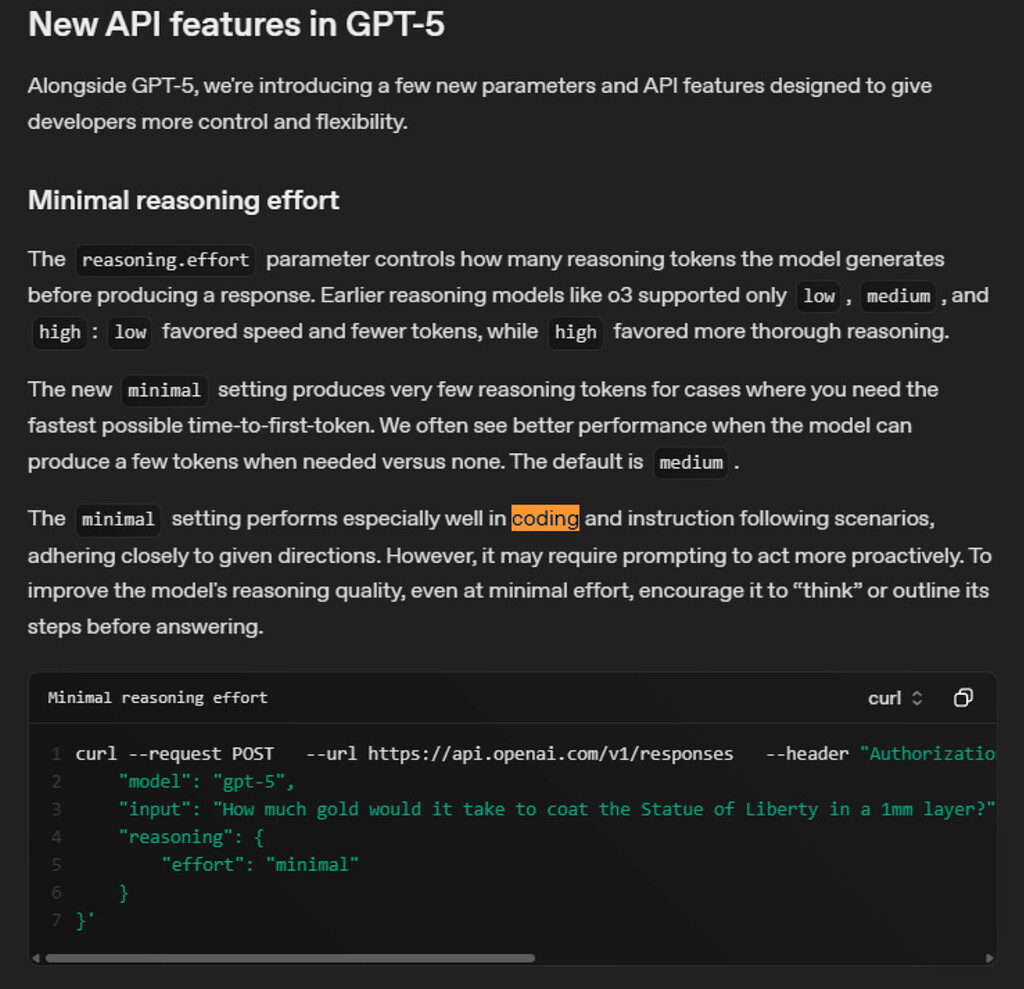 Petition to release GPT-5 minimal effort reasoning - Discussions - Cursor - Community Forum