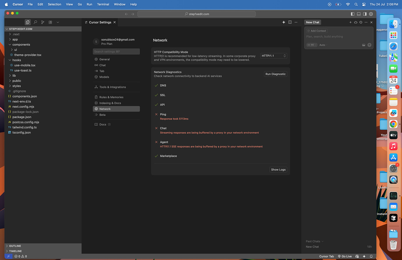 Error: Streaming responses are being buffered by a proxy in your network environment - Bug ...