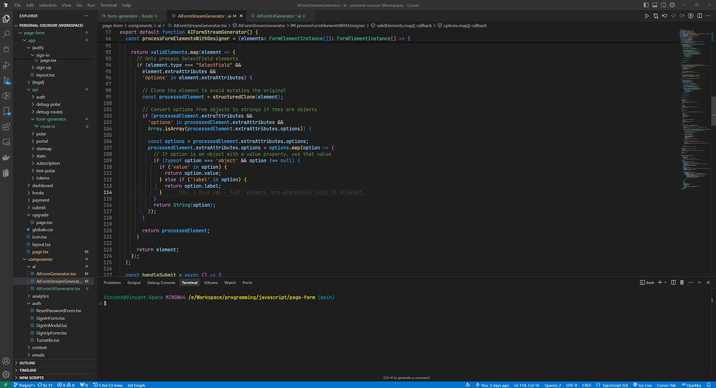 It gets stuck when I access the source control panel - Bug Reports - Cursor - Community Forum