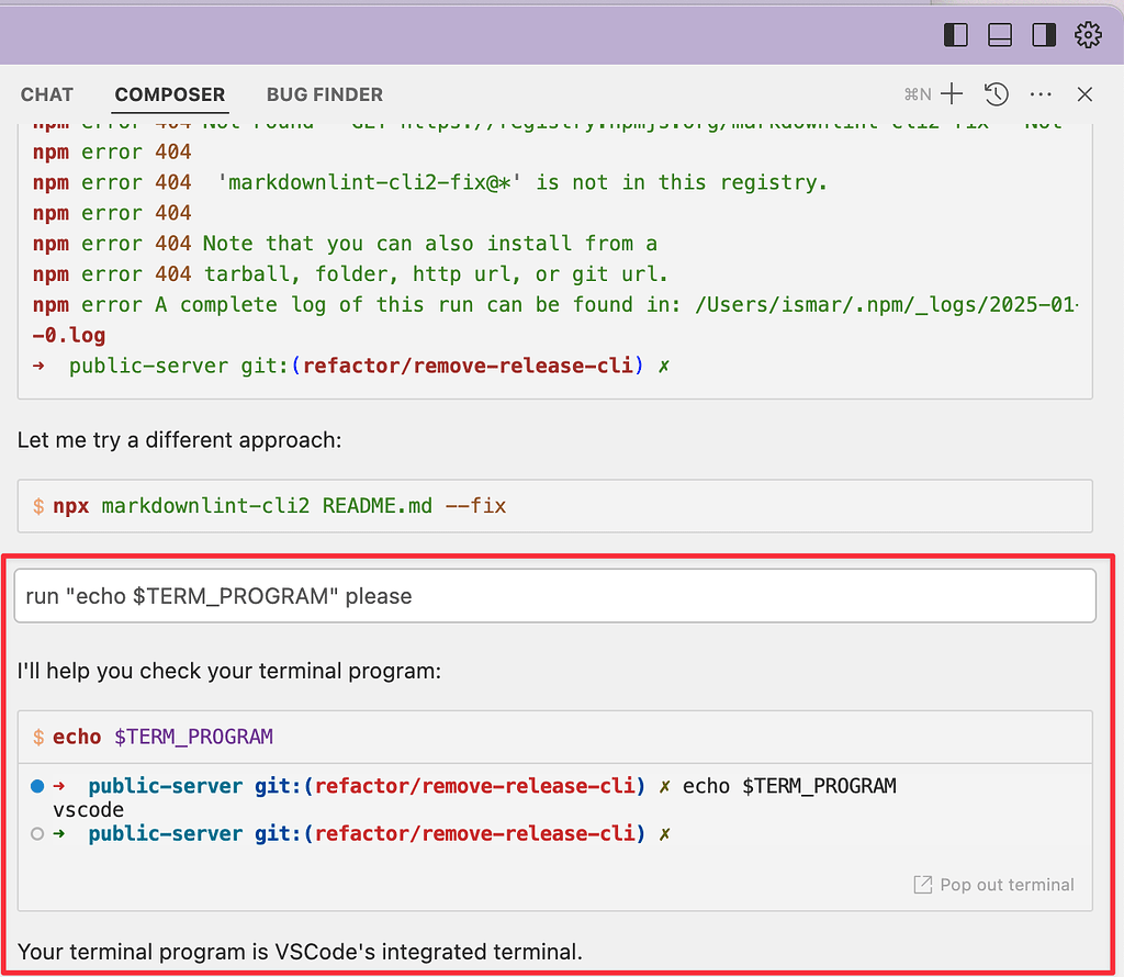 Dealing with agent terminal commands that trigger a pager - How To - Cursor - Community Forum