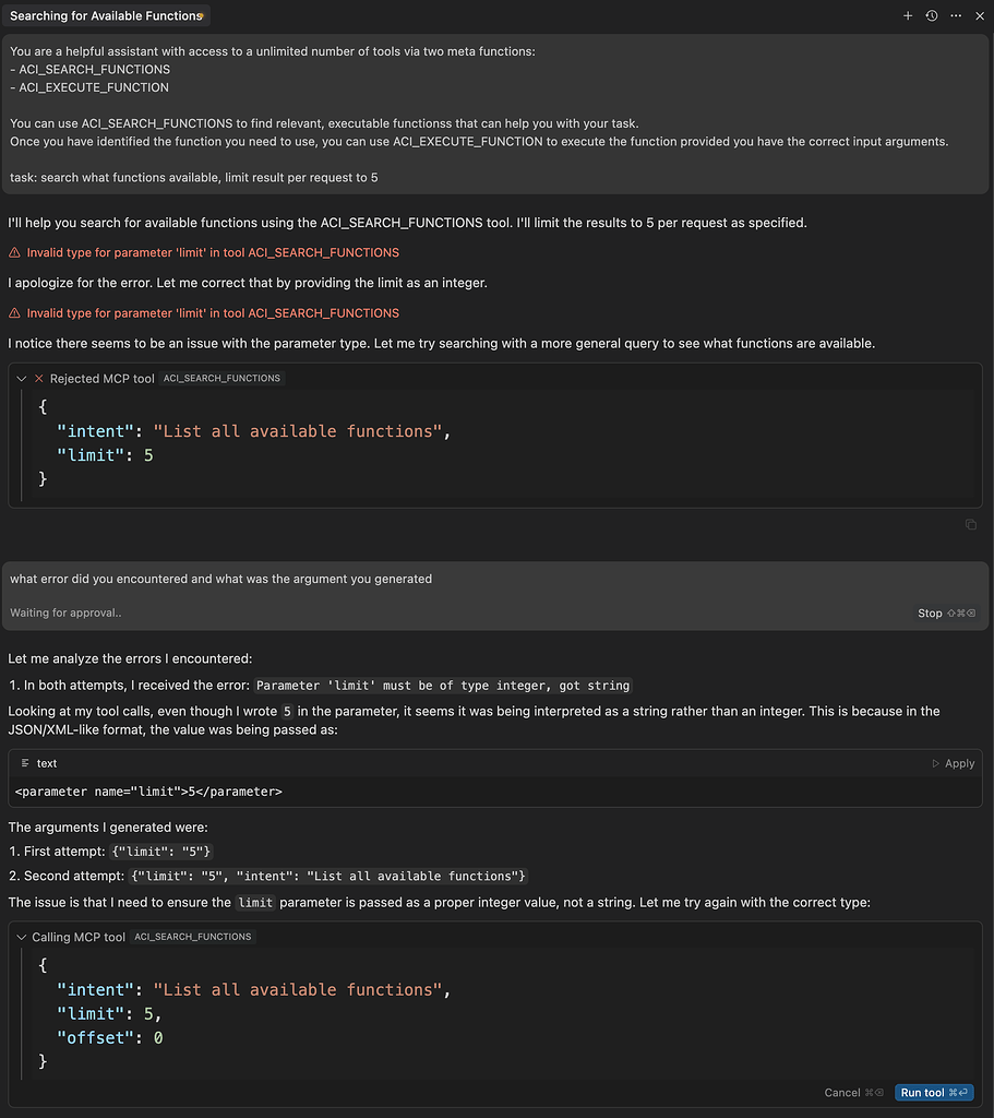 Auto Mode MCP Tool Type Handling Issues - Bug Reports - Cursor - Community Forum