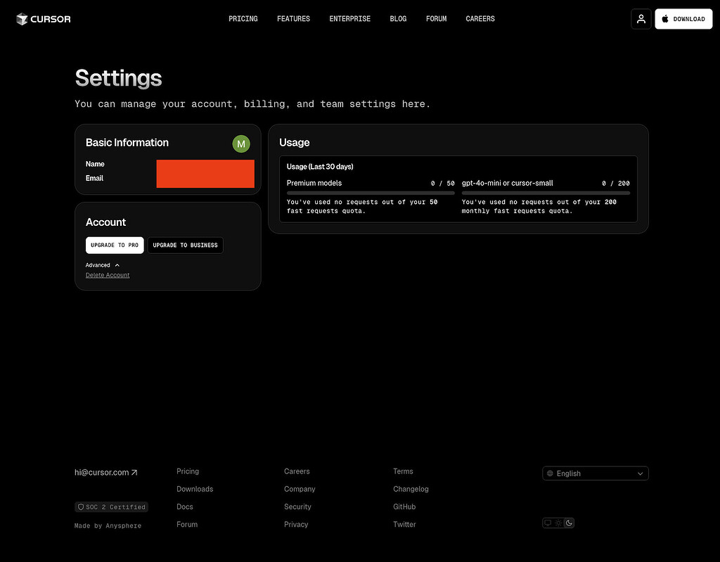 Invoices are missing when no active subscription - Bug Reports - Cursor ...