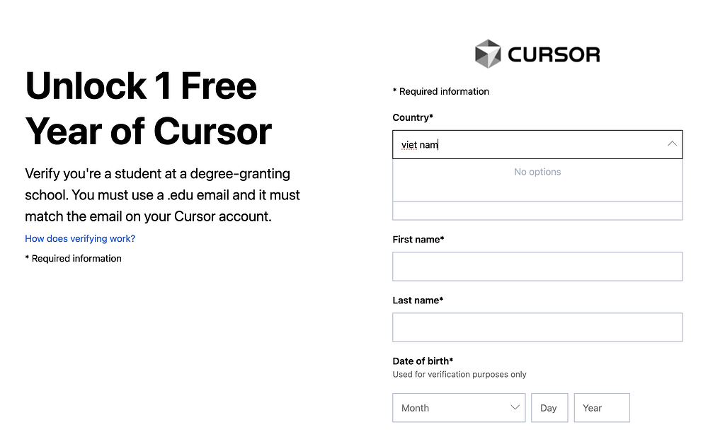 How to Register a Student Account on Cursor in Vietnam - Help - Cursor ...