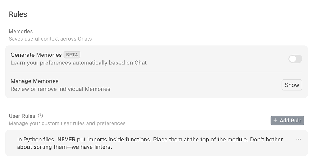 Global .cursor/rules directory - Feature Requests - Cursor - Community Forum
