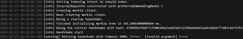 Compute Index stuck on "Setting up indexing..." - Bug Reports - Cursor - Community Forum