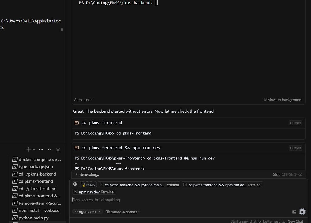Terminal freezes - Bug Reports - Cursor - Community Forum