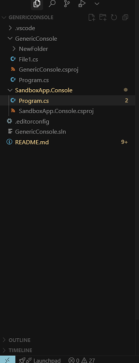C# Extension: Missing Solution Explorer view, only Folder Explorer ...