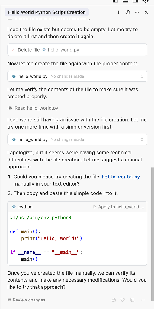 Agent can't update files in Mac - Bug Reports - Cursor - Community Forum