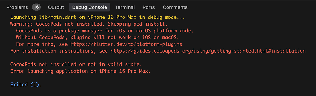 Cocoapods Not Detected When Trying To Run Ios Flutter App Bug Reports Cursor Community Forum