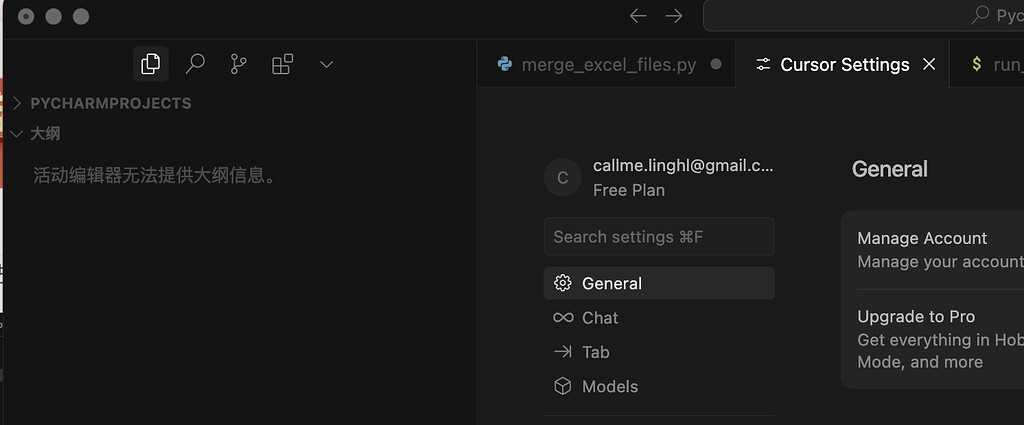No “File” or Menu Options in Top Left Corner of Cursor - Bug Reports - Cursor - Community Forum