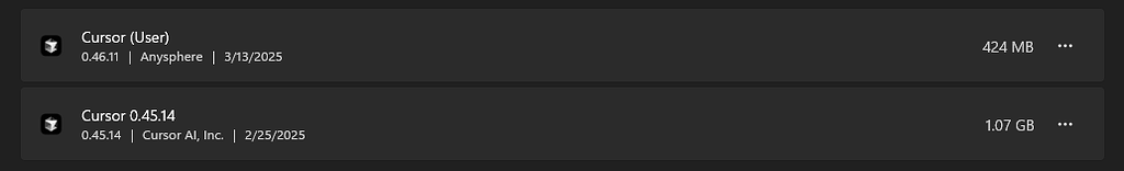 Uninstall cursor exe not found - Bug Reports - Cursor - Community Forum