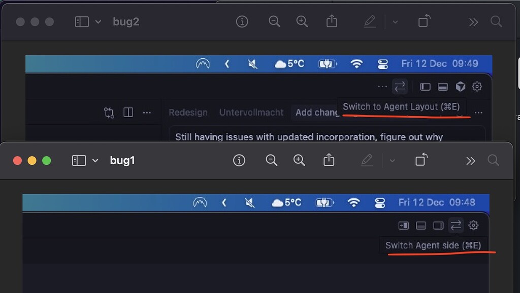 Switching to agent mode / editor mode broken - Bug Reports - Cursor ...