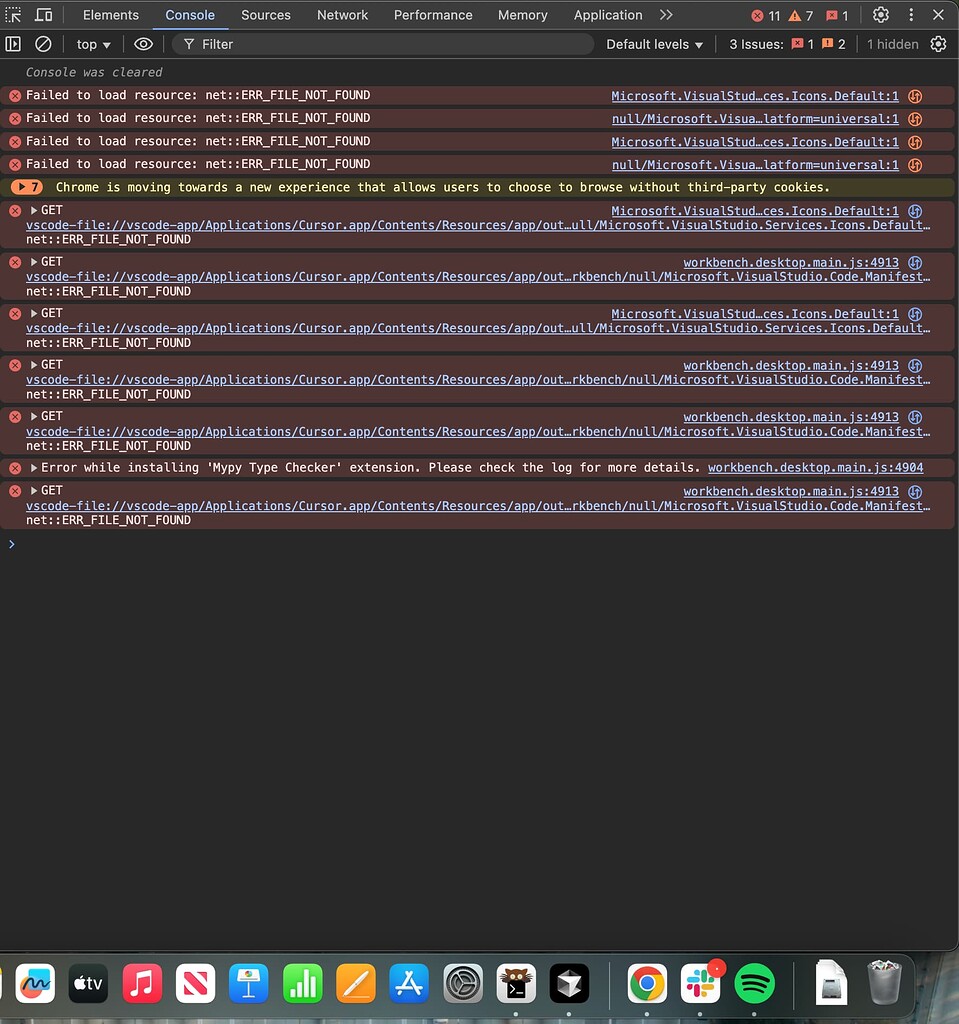 Cannot install/browse extensions - Bug Reports - Cursor - Community Forum