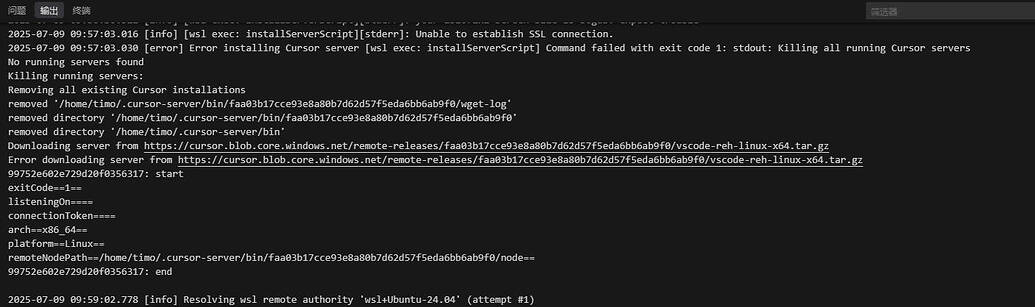 Cursor cannot connect to Windows WSL - Bug Reports - Cursor - Community Forum