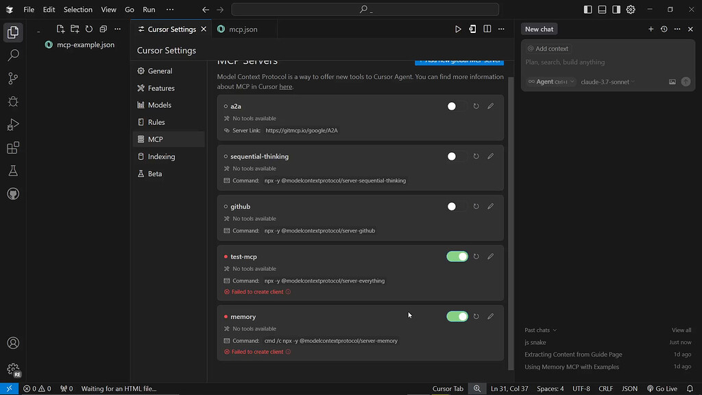 MCP setup on Windows (fix npx problem) - How To - Cursor - Community Forum