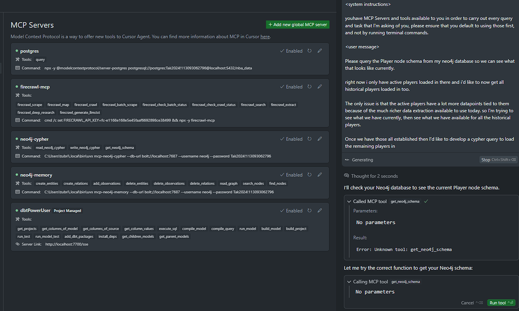 MCP Tools not working - Bug Reports - Cursor - Community Forum