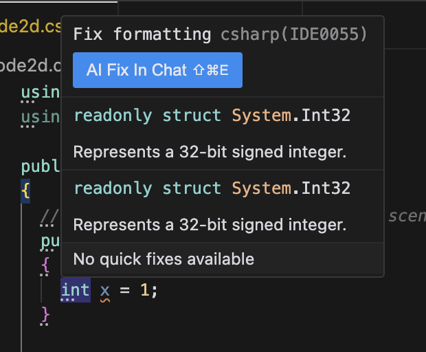 Cursor has issues with C# Godot; VSCode in the same project does not have issues - Bug Reports ...
