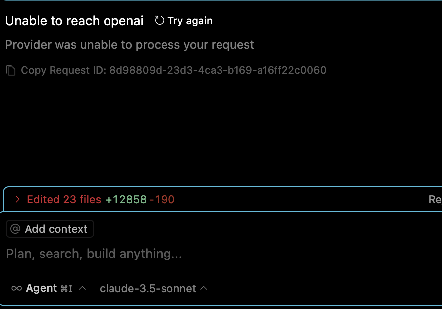 Unable to Reach OpenAi when using Claude - Bug Reports - Cursor - Community Forum