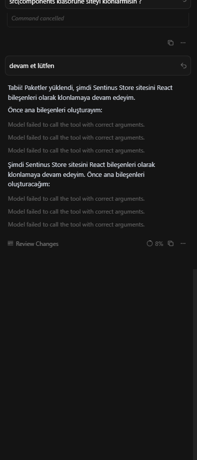 Model failed to call the tool with the correct arguments - Bug Reports - Cursor - Community Forum