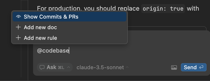 @codebase not available anymore? - Bug Reports - Cursor - Community Forum