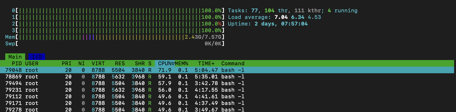 High Cpu Usage 100 From Bash Processes After Agent Triggers Cursor