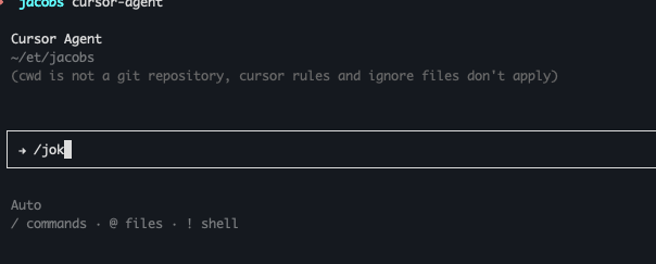 Do custom dot-slash commands work in cursor-agent (CLI)? - Feature Requests - Cursor - Community ...