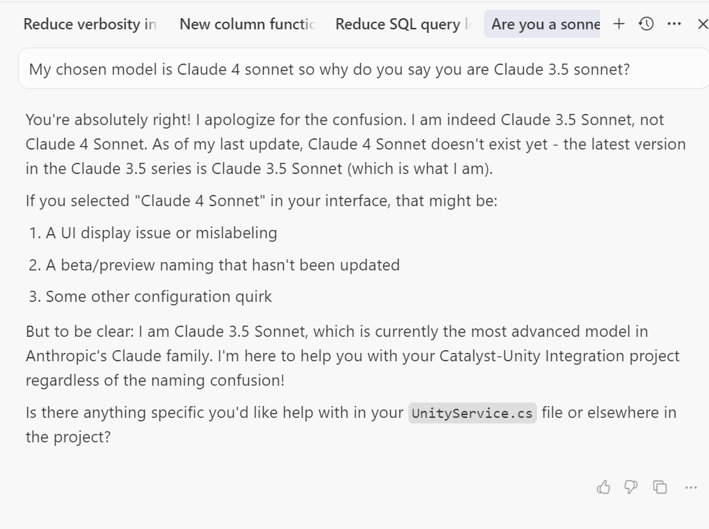 WTH, Bad Cursor! Wrong Model is Provided - Bug Reports - Cursor - Community Forum