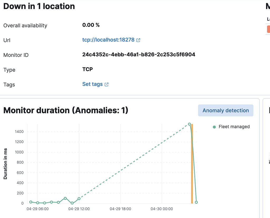 Alert not being triggered for Uptime duration anomaly rule - Elastic Observability - Discuss the ...