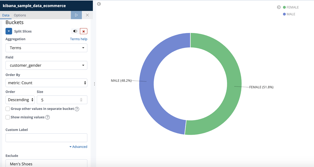 Kibana JSON input to exclude data in one chart - Kibana - Discuss the Elastic Stack