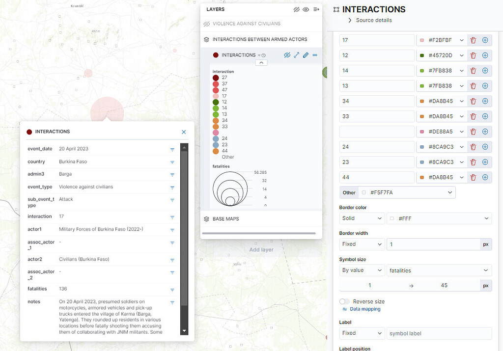 Problem with the size of the circles in Map - Kibana - Discuss the Elastic Stack