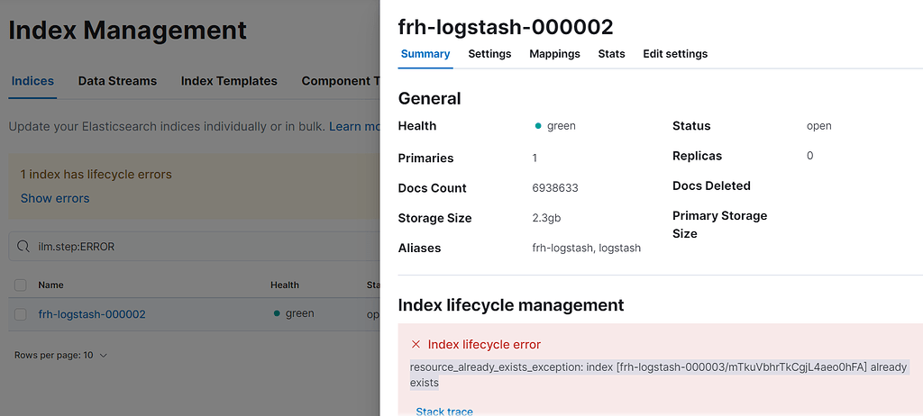 ResourceAlreadyExistsException - Elasticsearch - Discuss the Elastic Stack