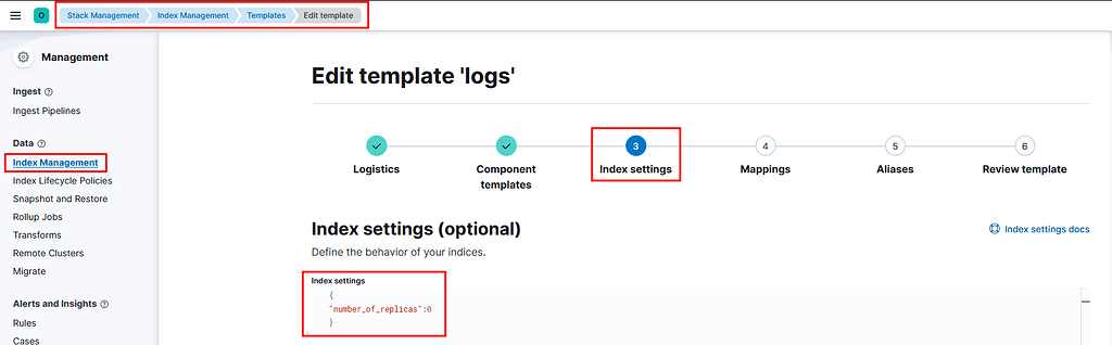 Set "number_of_replicas" to 0 permanently - Elasticsearch - Discuss the Elastic Stack