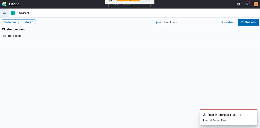 Stack monitoring Error fetching alert status - Kibana - Discuss the Elastic Stack