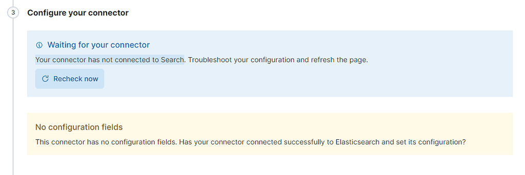 Your connector has not connected to Search - Elasticsearch - Discuss the Elastic Stack