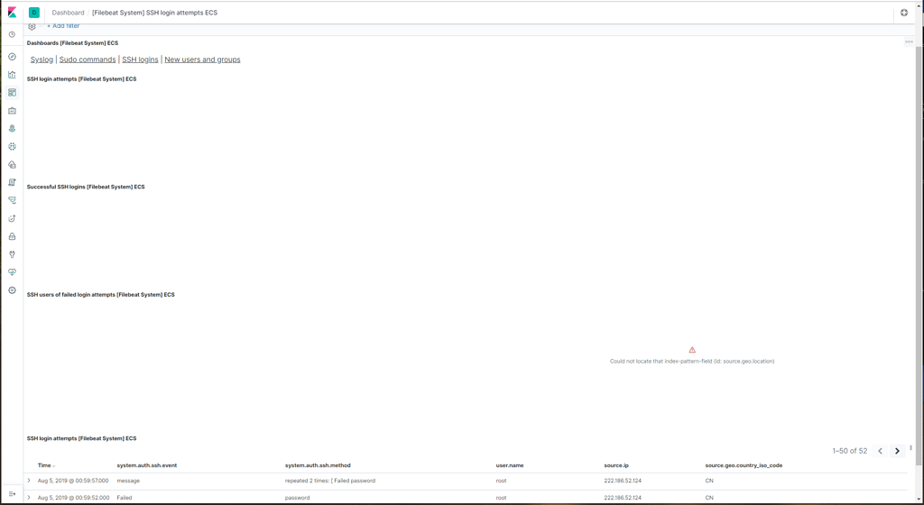 Blank dashboards after setup - Kibana - Discuss the Elastic Stack