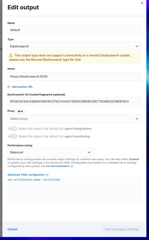 Elastic Agent ca_trusted_fingerprint does not working, but the certificate works - Elastic Agent ...