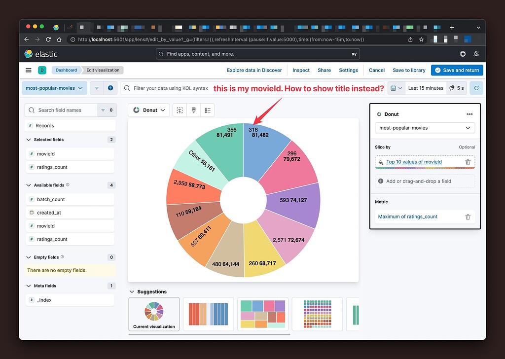 Use text field as label in data visualization - Kibana - Discuss the Elastic Stack
