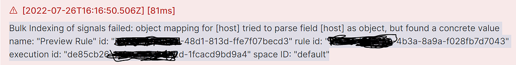 Elastic rule throwing error when checking for preview - Elasticsearch - Discuss the Elastic Stack
