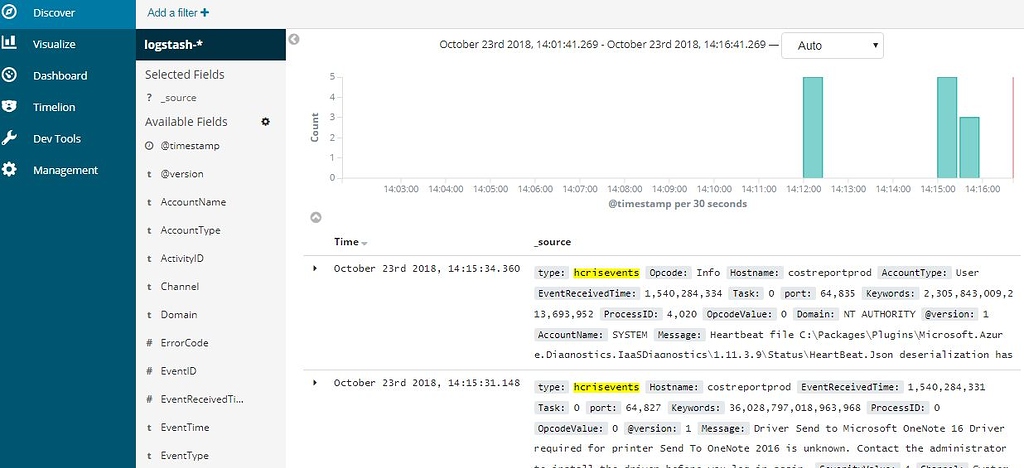 Change bar graph color in 'Discover' tab - Kibana - Discuss the Elastic Stack