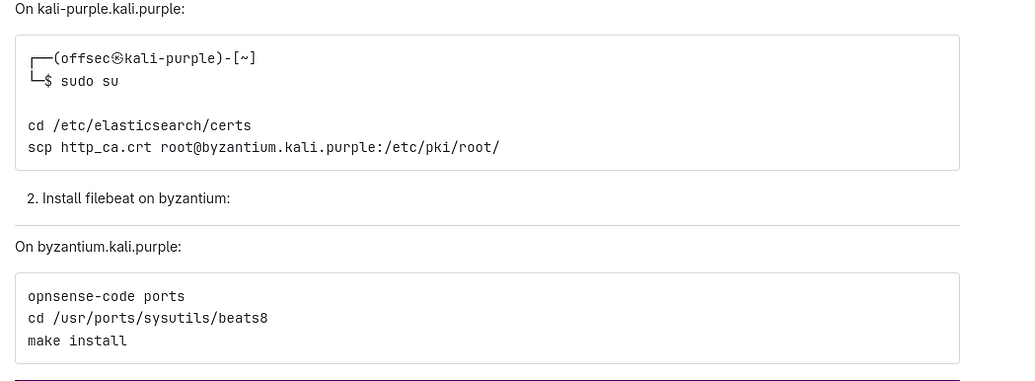Byzantium OPNSense beats install - Beats - Discuss the Elastic Stack