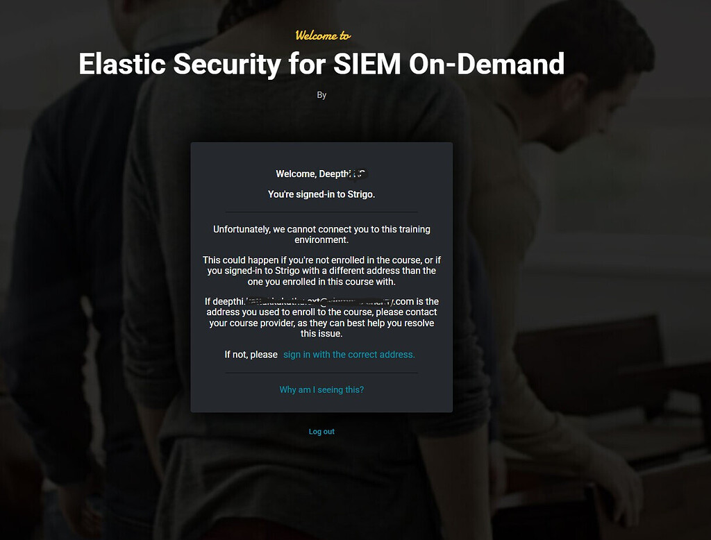 Not able to access Lab in Strigo - Elasticsearch - Discuss the Elastic Stack