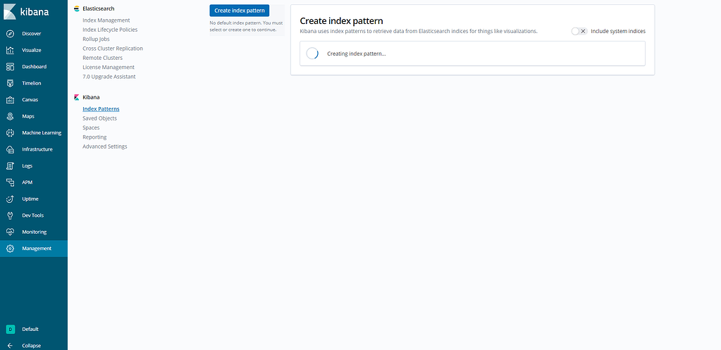 Problem to Create index pattern - Kibana - Discuss the Elastic Stack