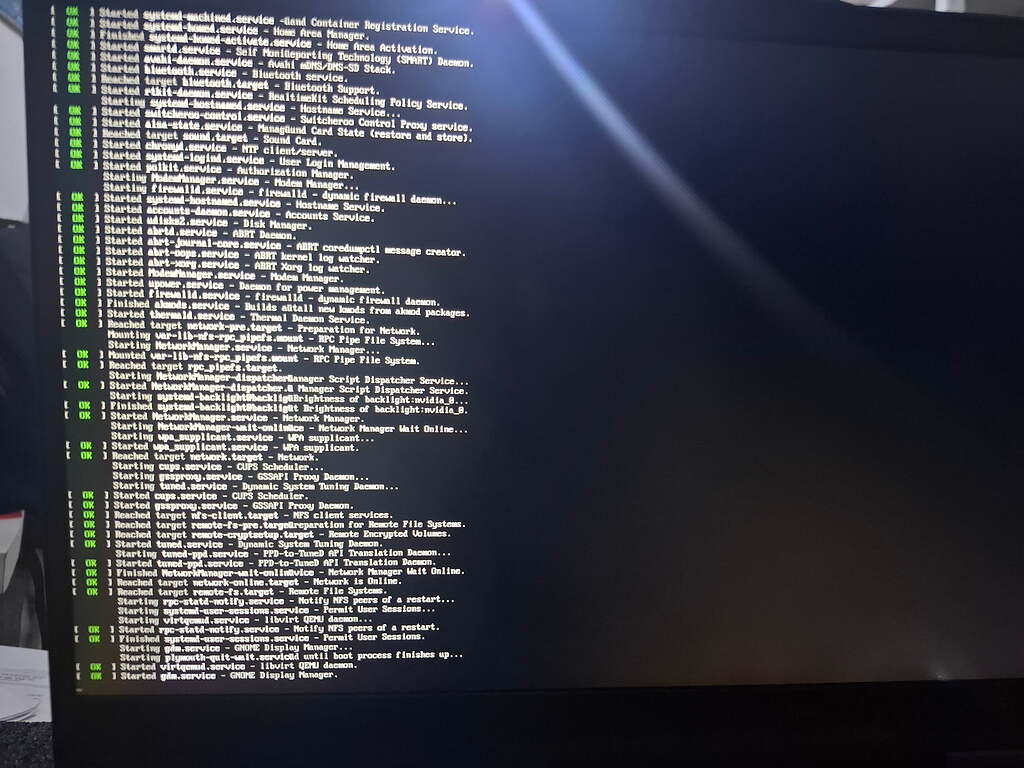 No Booting And Blinking Cursor After Updating To Kernel 6127 200 Fedora Discussion