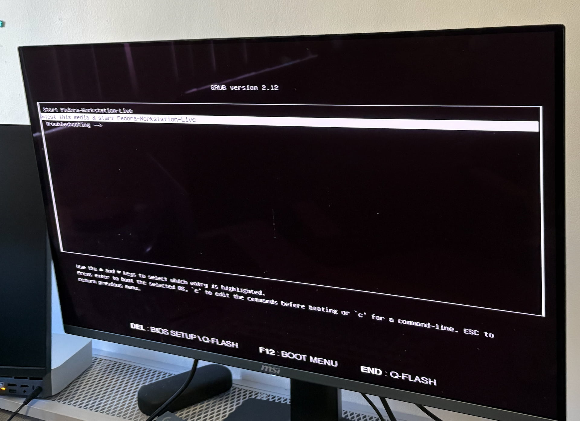 I'm having issues with installing Fedora. I'm using an RTX 5080 (not relevant probably) but ...