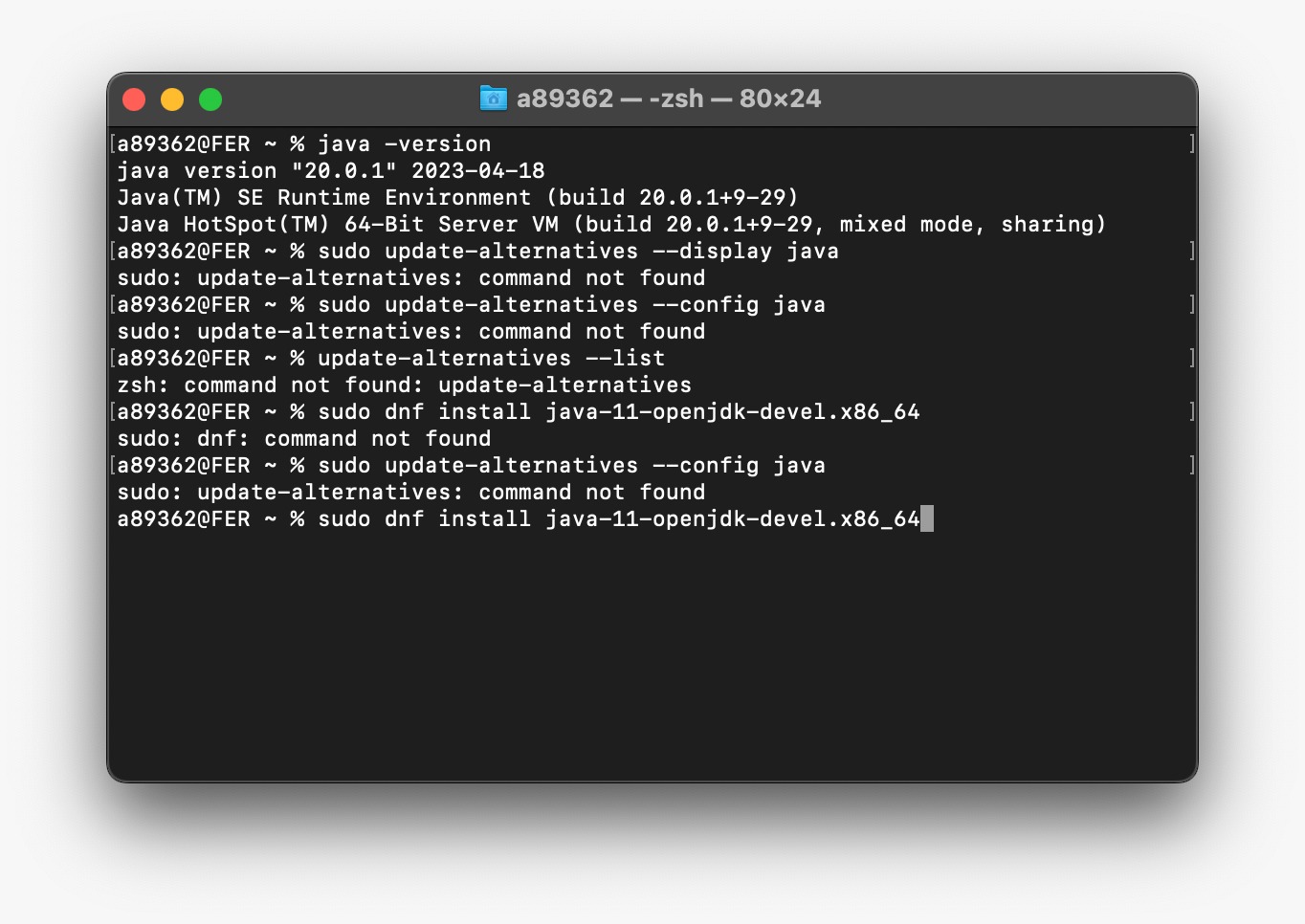 Error, intento ejecutar archivo.jar - Fedora Discussion
