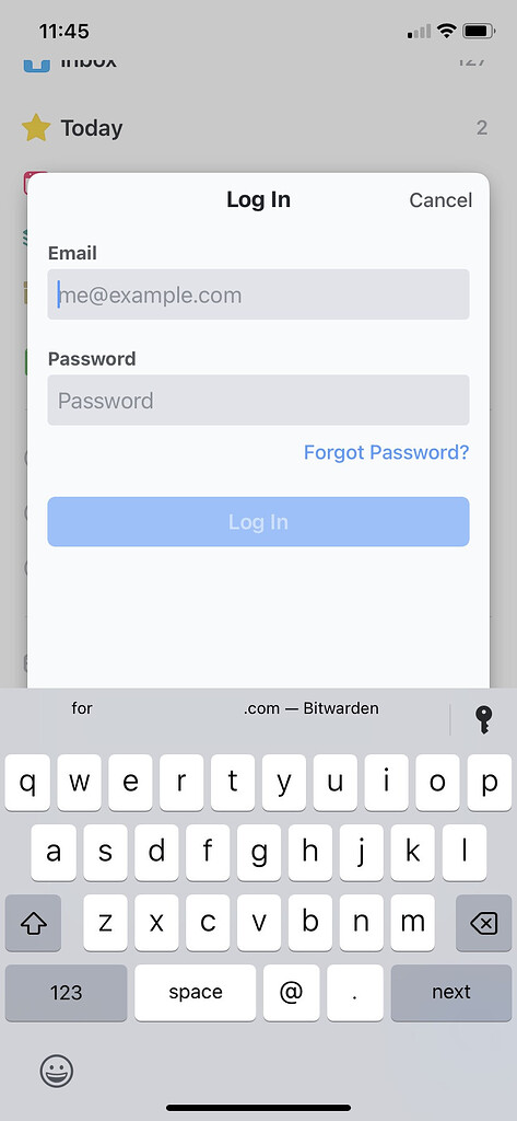 Unable to autofill on iOS - Password Manager - Bitwarden Community Forums