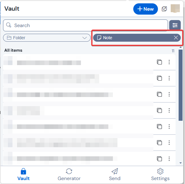 Wheres Secure Note Option Password Manager Bitwarden Community Forums