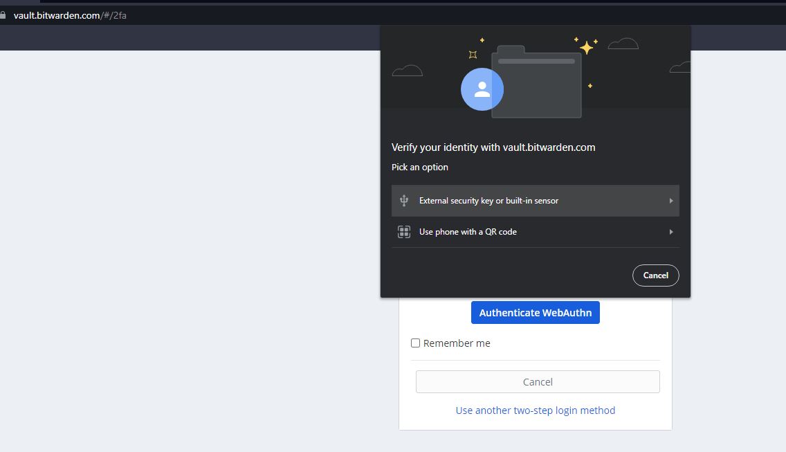 Extension WebAuthn QR Code - Password Manager - Bitwarden Community Forums