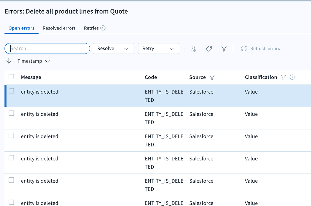 Possible Race Condition Causing False Errors in Salesforce Quote Line Items Flow - Integrator.io ...