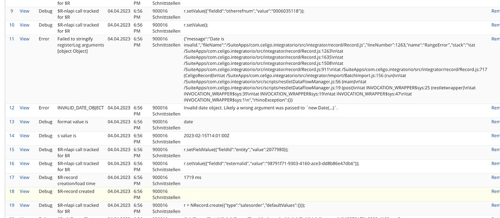 Netsuite Import Sales Order Fails Cause Of Mapped Date Field Api Suiteapp Suitescript 2 X